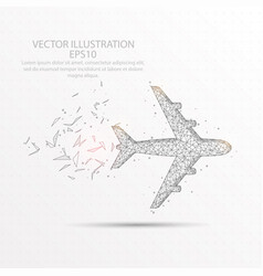 Vintage plane background Royalty Free Vector Image
