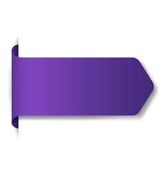 Violet banner design on white background Vector Image