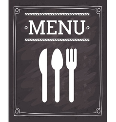 Restaurant menu retro poster Royalty Free Vector Image