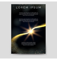 Banners with bright stars Royalty Free Vector Image