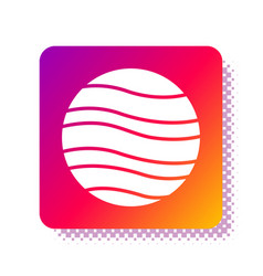 Jupiter planet isolated on white background Vector Image