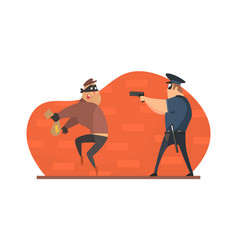 Flashlight grabbing hand evil greedily thief Vector Image