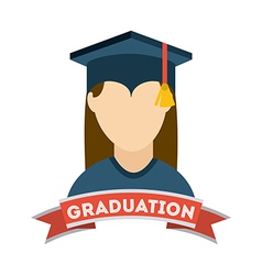 University graduate students Royalty Free Vector Image
