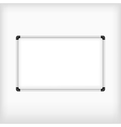 Whiteboard marker white school board realistic Vector Image