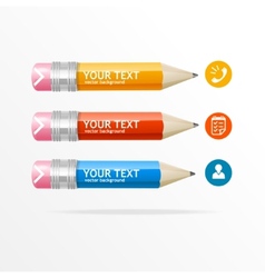 Pencil box Royalty Free Vector Image - VectorStock