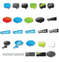 Dialog bubbles Royalty Free Vector Image - VectorStock