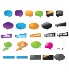 Dialog bubbles Royalty Free Vector Image - VectorStock