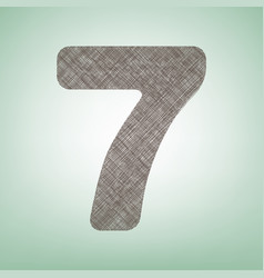Number 5 sign design template element Royalty Free Vector