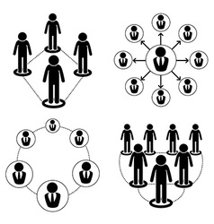Connect people design Royalty Free Vector Image