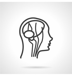 Human brain patch Royalty Free Vector Image - VectorStock