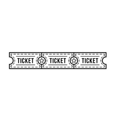 Collection of colorful tickets Royalty Free Vector Image