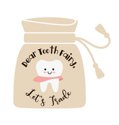 Seamless background with symbols of teeth Vector Image