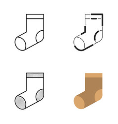 Christmas socks text frame Royalty Free Vector Image