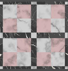 Marble luxury check seamless pattern Royalty Free Vector