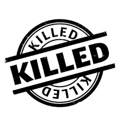 Kill stamp on white background Royalty Free Vector Image