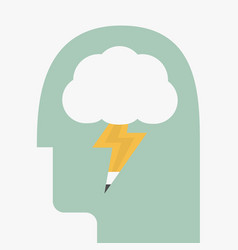 Doodle brain storm Royalty Free Vector Image - VectorStock