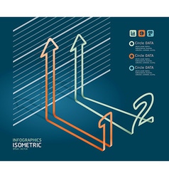 Infographic arrow diagram chart Royalty Free Vector Image