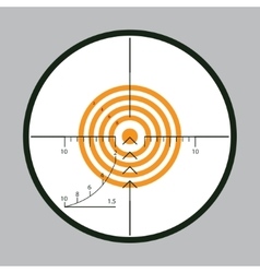 Sniper scope overlay Royalty Free Vector Image