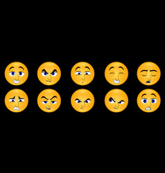 Presenter emoticons Royalty Free Vector Image - VectorStock