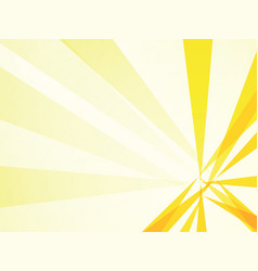 Abstract rays yellow background with light dots Vector Image