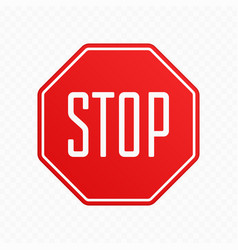 Stop hand sign Royalty Free Vector Image - VectorStock