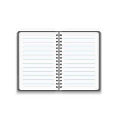 Sketch draw notebook cartoon Royalty Free Vector Image
