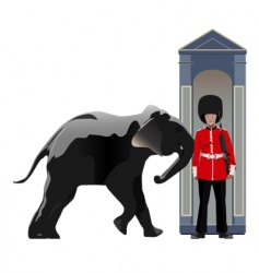 Queens guard Royalty Free Vector Image - VectorStock