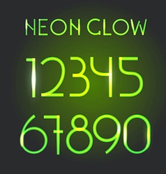 Neon font Royalty Free Vector Image - VectorStock