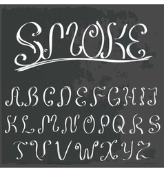 Vintage gothic typeface Royalty Free Vector Image