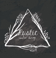 Rustic design Royalty Free Vector Image - VectorStock