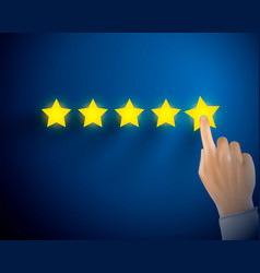 Hand in middle finger sign Royalty Free Vector Image