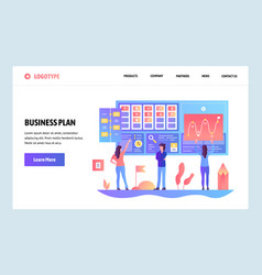 Web site gradient design template software Vector Image