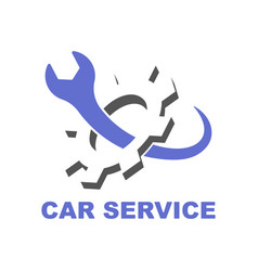 Auto service sign car repair logo eps Royalty Free Vector