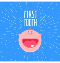 Tooth character Royalty Free Vector Image - VectorStock