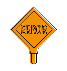 Error sign icon image Royalty Free Vector Image