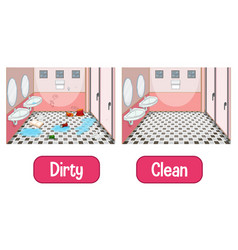 Opposite adjectives heavy and light Royalty Free Vector