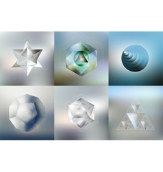 3d prism with light vector by Helioshammer - Image #1724205 - VectorStock