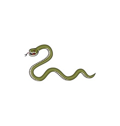 Cartoon snake isolated Royalty Free Vector Image