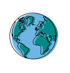 Isolated planet design Royalty Free Vector Image