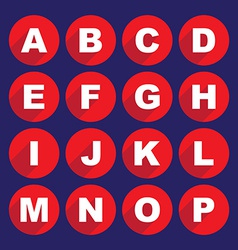 Alphabet geometric shapes Royalty Free Vector Image