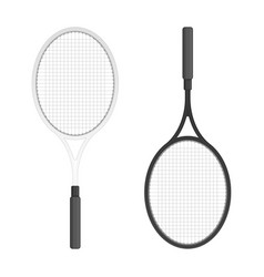 Tennis rackets and ball Royalty Free Vector Image