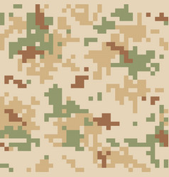 Camouflage military pixel Royalty Free Vector Image