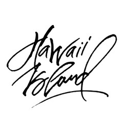 California modern calligraphy hand lettering Vector Image