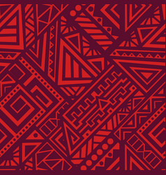 African vibes seamless pattern in ethnic tribal Vector Image