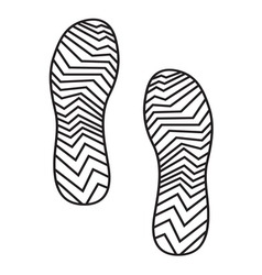 Foot step Royalty Free Vector Image - VectorStock