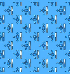 Chemistry seamless pattern Royalty Free Vector Image
