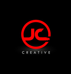 Jc logo letter design Royalty Free Vector Image