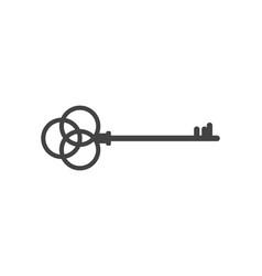 Typewriter key layout Royalty Free Vector Image