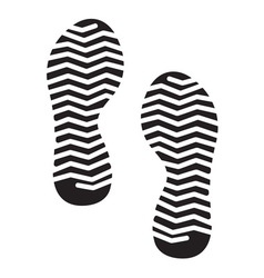 Foot step Royalty Free Vector Image - VectorStock