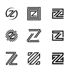 Letter-z Royalty Free Vector Image - VectorStock